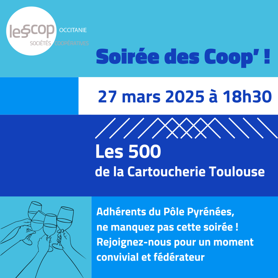 Soirée des Coop' 2025 🥂 | Union Régionale Occitanie